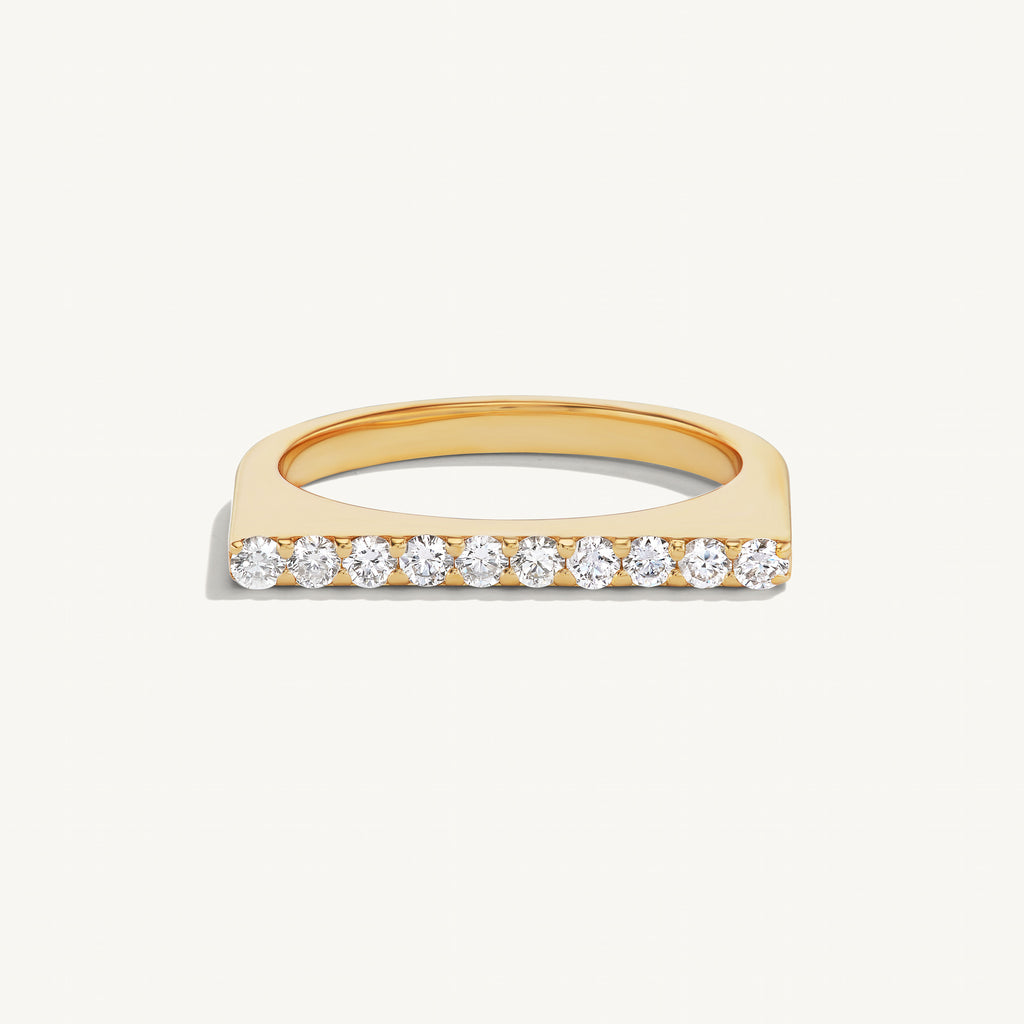 Pave Line Ring – Kimberly Ginger Jewelry
